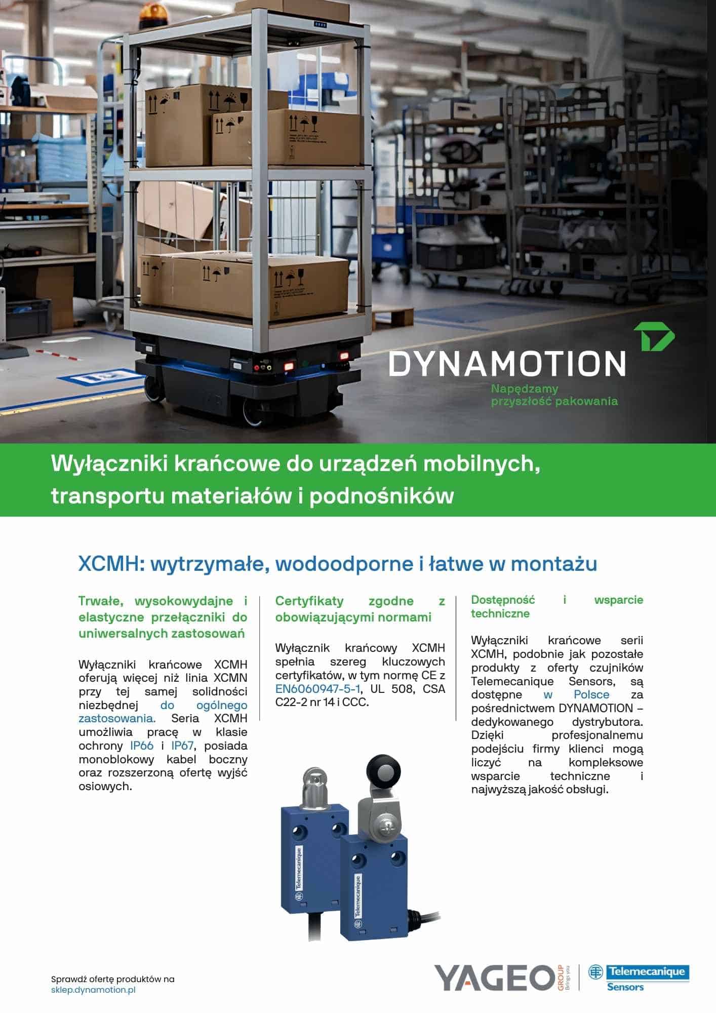 Wyłączniki krańcowe do urządzeń mobilnych,transportu materiałów i ...
